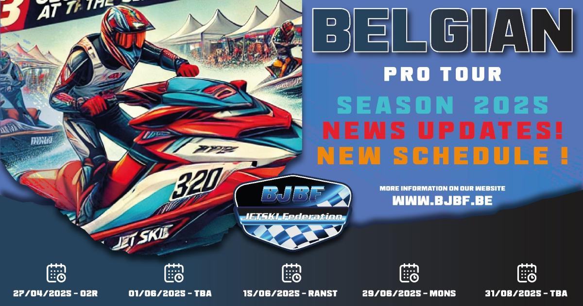 Ouverture du Championnat de Belgique de Jet Ski 2025 - BJBF Pro Tour ...