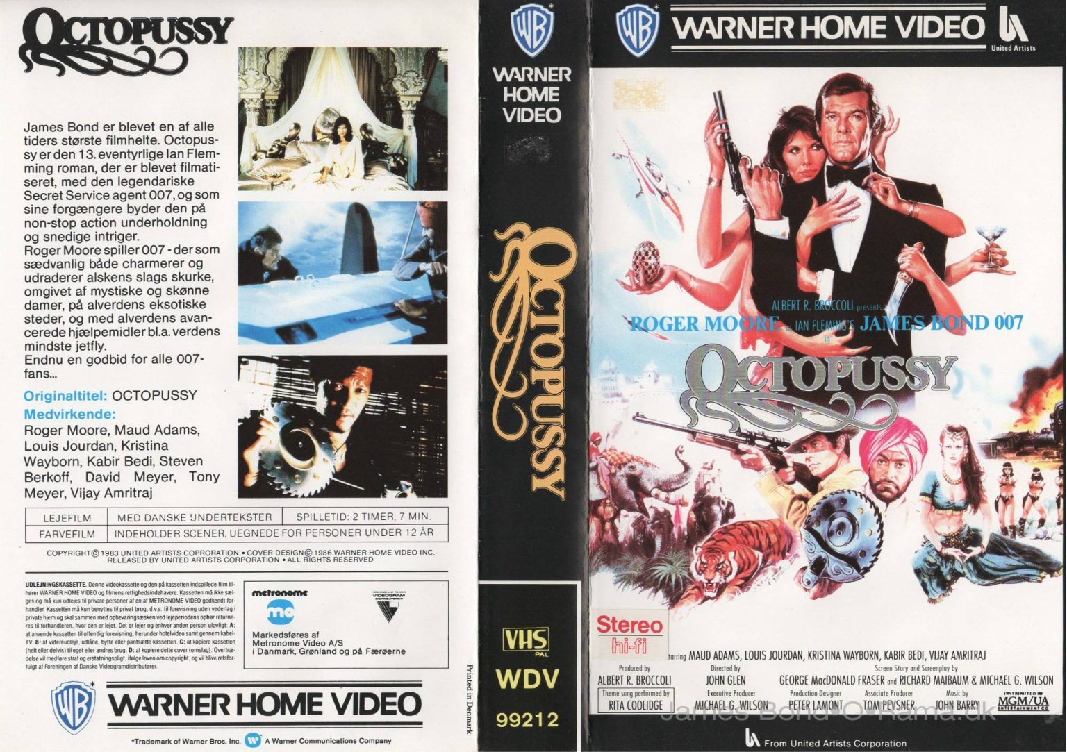 VHS covers – James Bond-O-Rama.dk