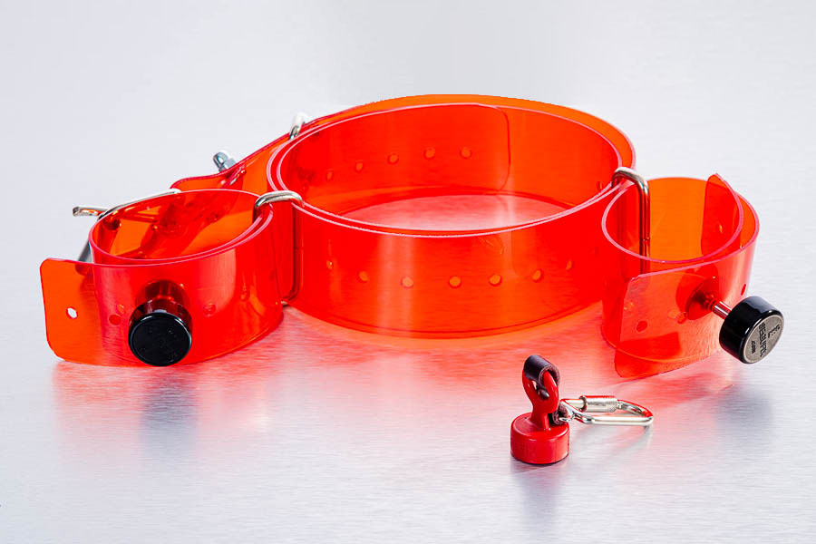 Pvc Gürtel Set Mit Segufix Rot 140 X 5 Cm L X B Mit 2 St