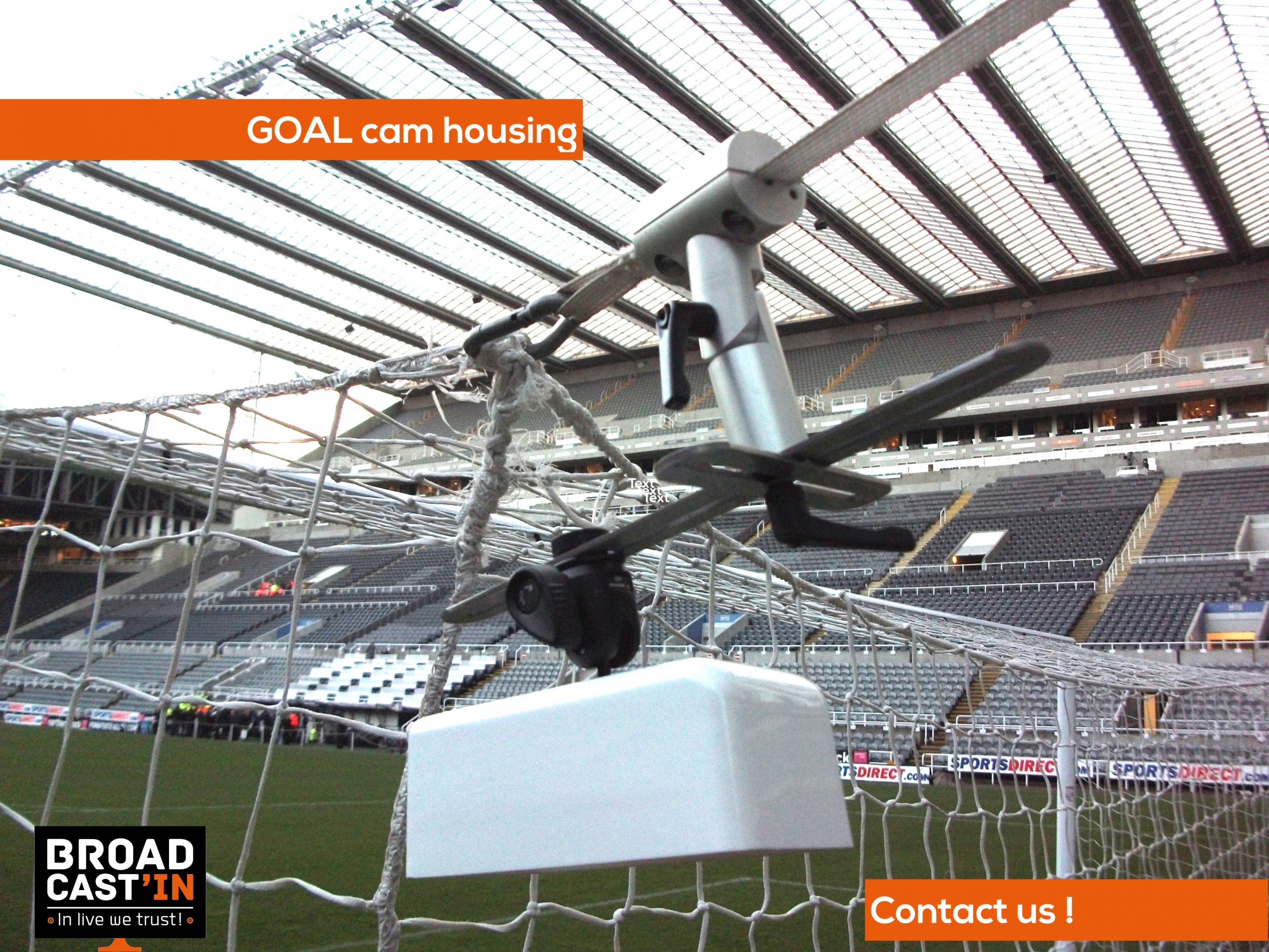 Goal Camera housing – Broadcast'IN