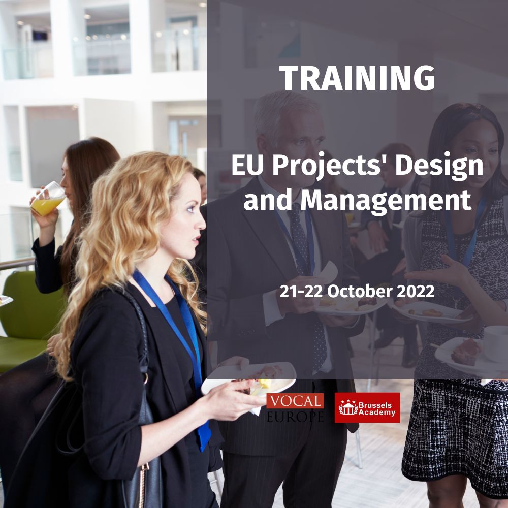 TRAINING | EU Projects’ Design and Management | 21-22 October 2022 ...