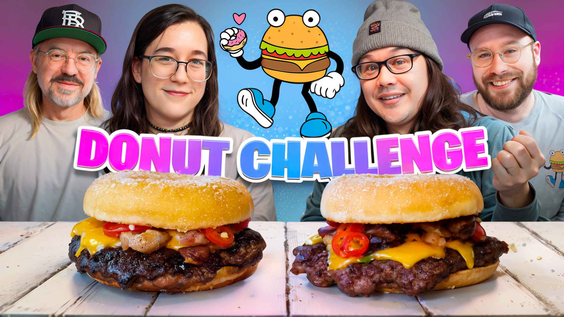 Donut Burger Challenge • Burgerdudes