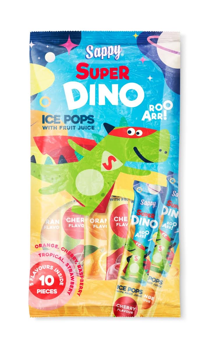 Sappy Isglass icebear 50ml X 10 X 20 - candygross24.se