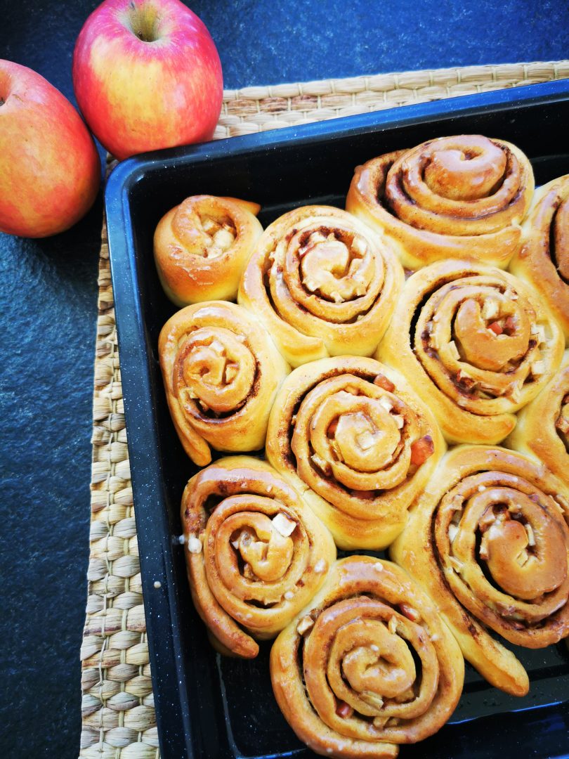 Zimtschnecken Mit Apfel