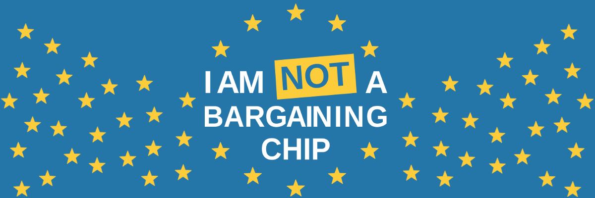 I am not a bargaining chip – Carina's Craftblog