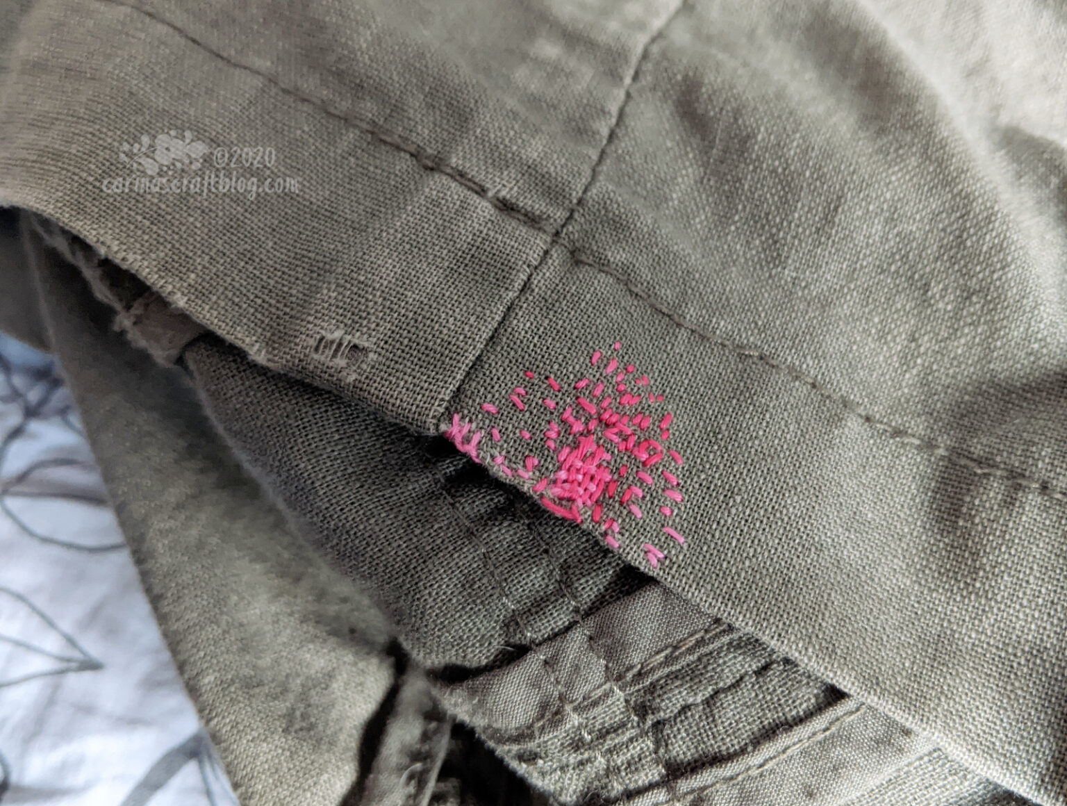 Mending… – Carina's Craftblog