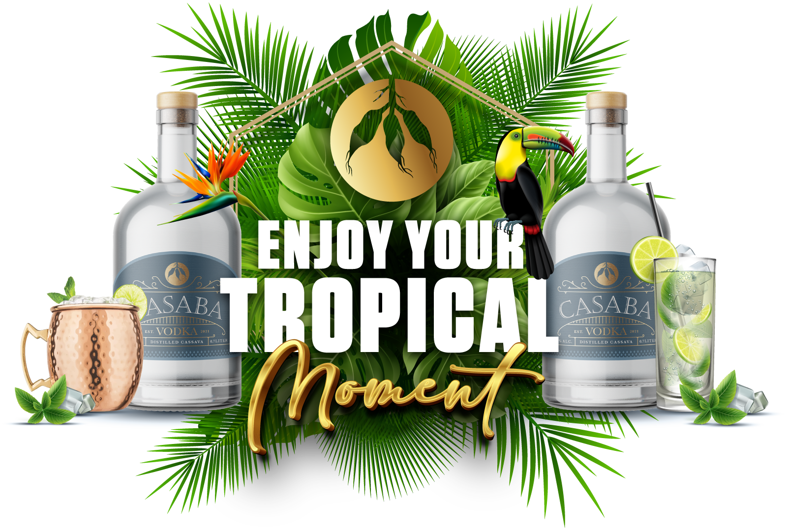 Casaba Vodka - Enjoy your tropical moment