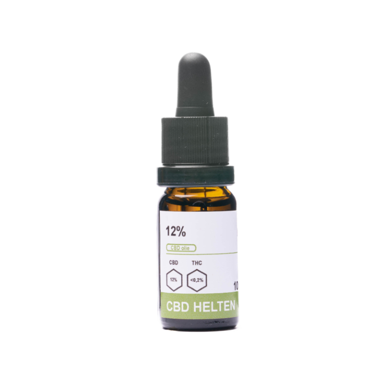 Full Spectrum Økologisk CBD Olie med THC - 12% - 1200 mg - Cbdhelten