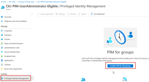 Create PIM group for Entra Roles - Visible Assignments - Christoffer ...