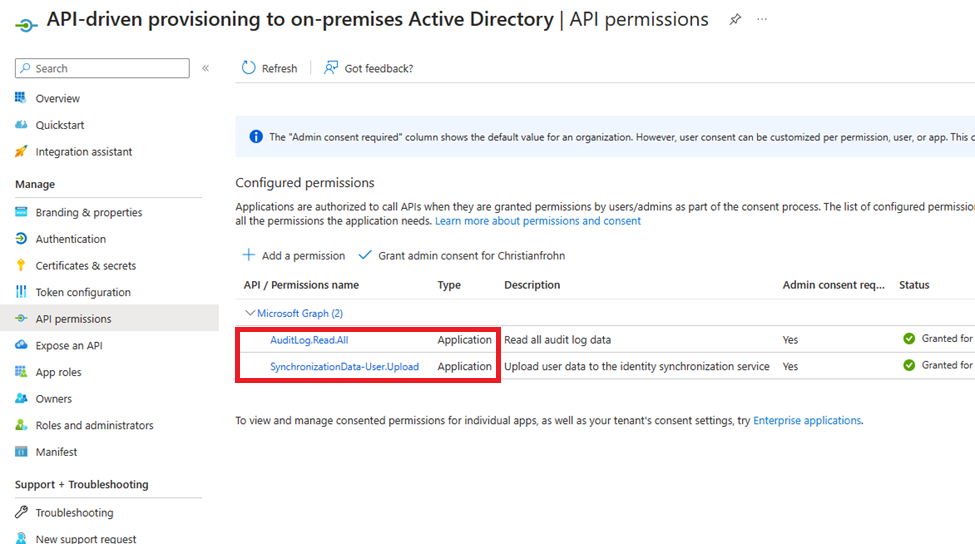 Getting started with API-driven Inbound User Provisioning to On-Premises AD – christianfrohn.dk