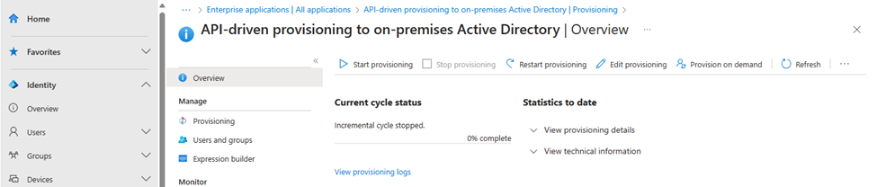Getting started with API-driven Inbound User Provisioning to On-Premises AD – christianfrohn.dk