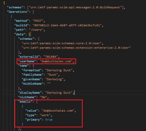 Modifying the attribute mapping in API-driven provisioning to on-premises Active Directory ...