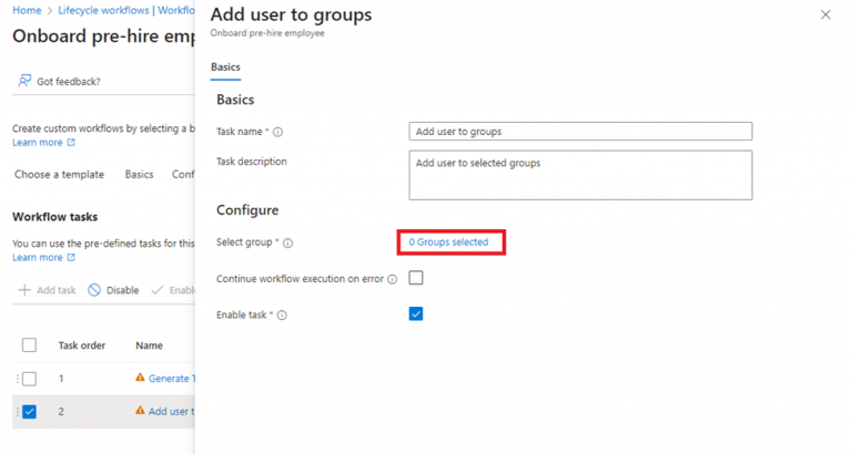 Create Onboarding Lifecycle Workflows Using Microsoft Entra Id