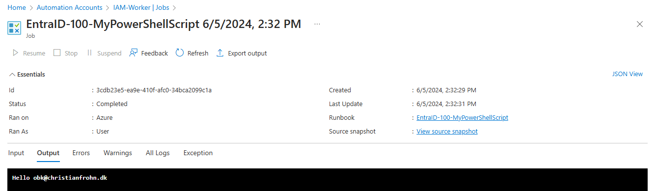 How to run PowerShell scripts in Entra ID Governance Lifecycle ...
