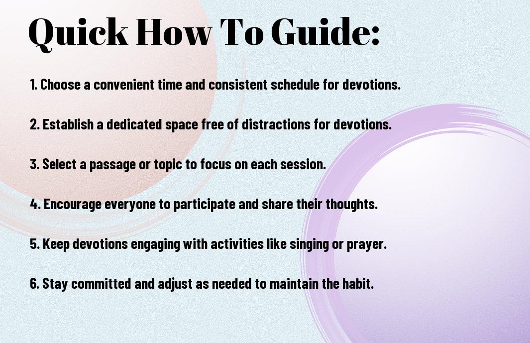 The Importance Of Family Devotions - How To Start And Maintain The ...