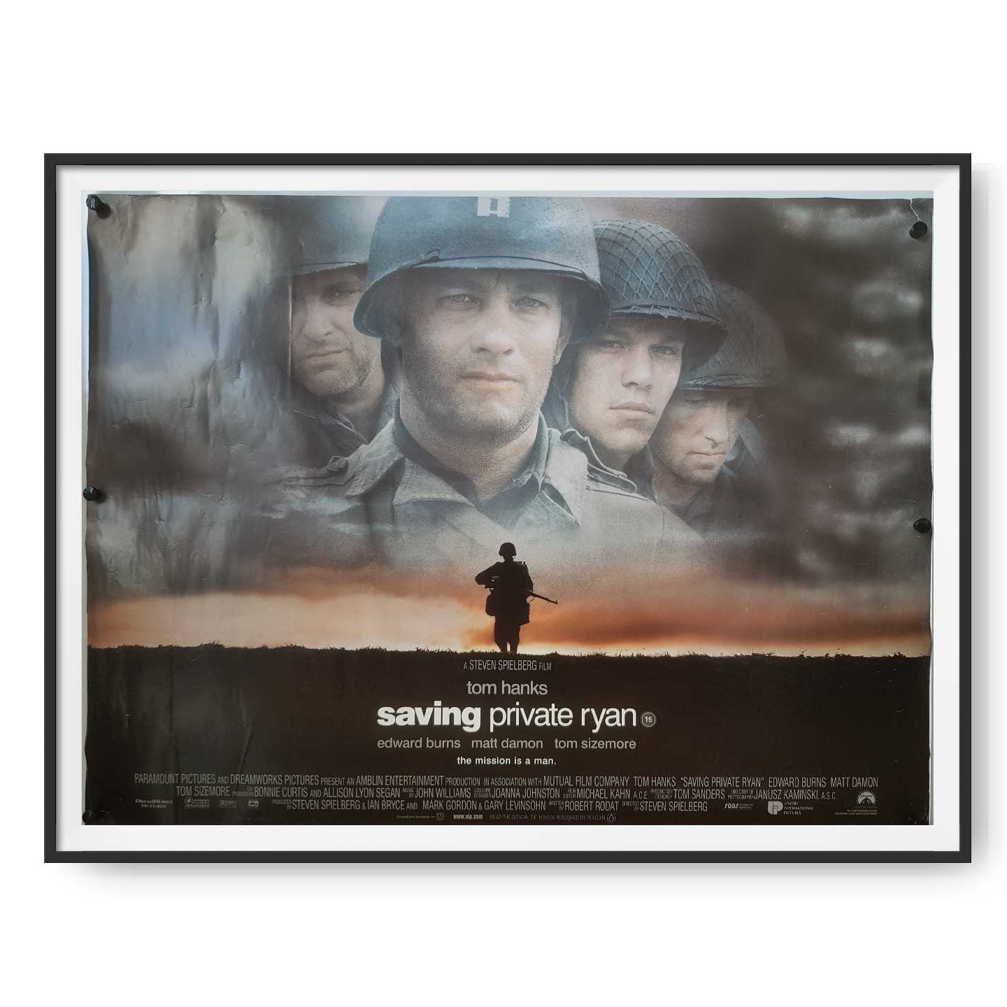 Saving Private Ryan (1998) UK Quad Poster - Cinema Poster Gallery