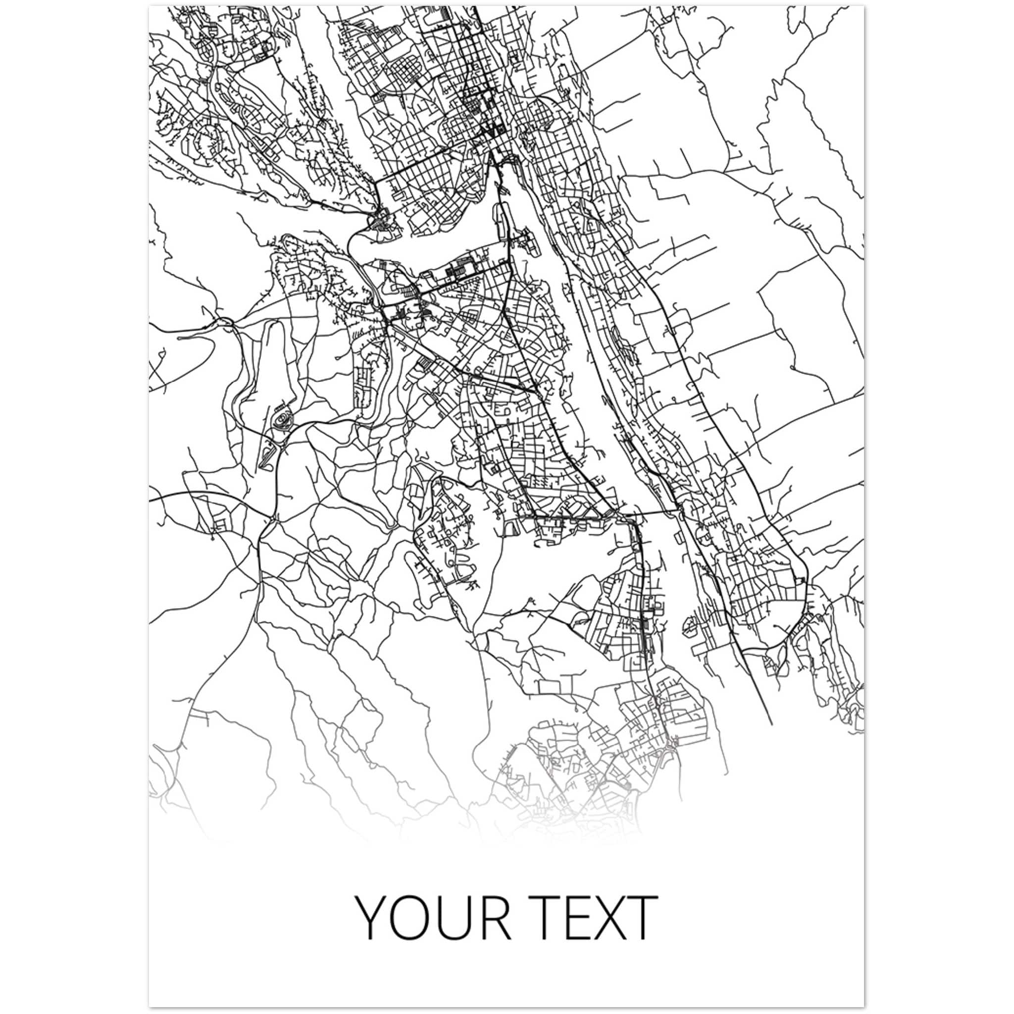 Custom City Poster City Poster Store