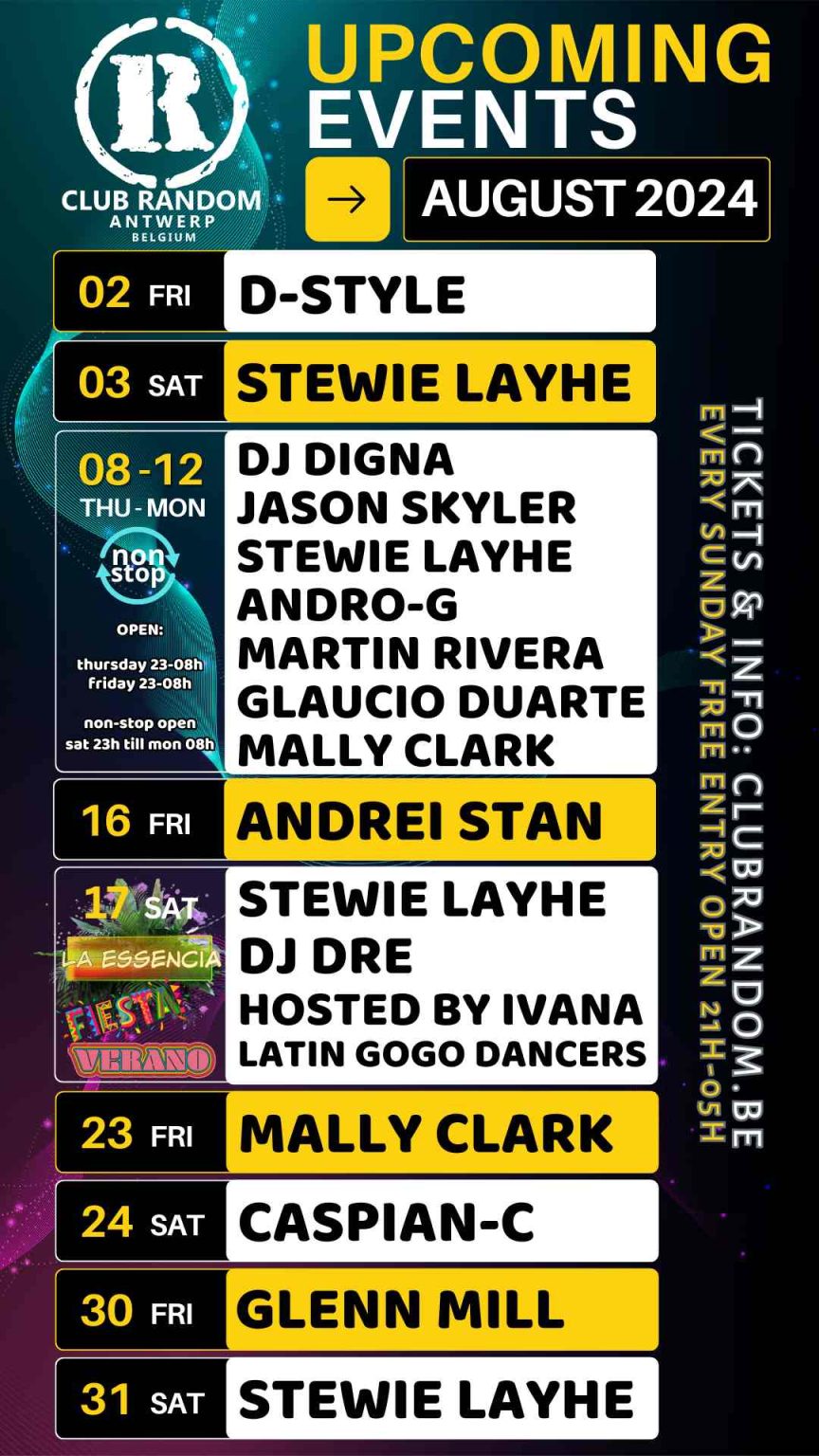 Club Random – Club Random – Random parties Random People Random drinks ...