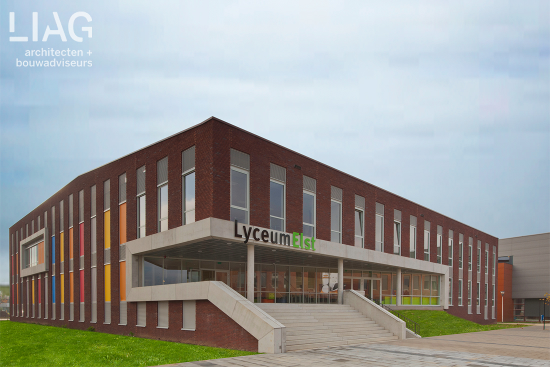 A new designed educational building - Lyceum Elst