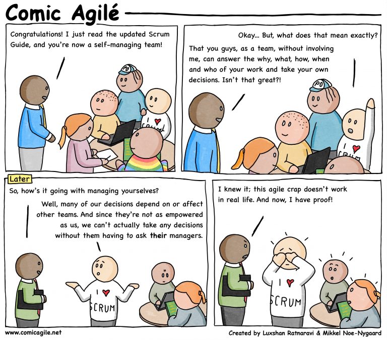 Comic Agilé – When agility meets reality