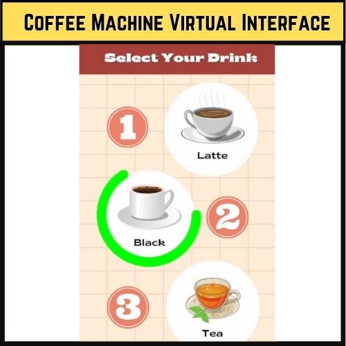 Coffee Machine Virtual Interface - Computer Vision Zone