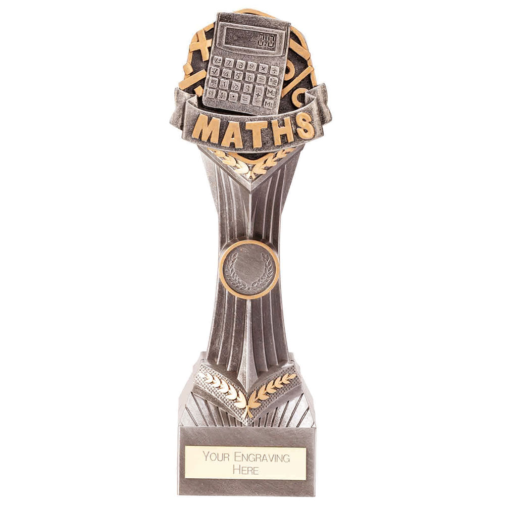 Falcon School Maths Award 240mm - Cornish Trophy Shop | Cornwall ...