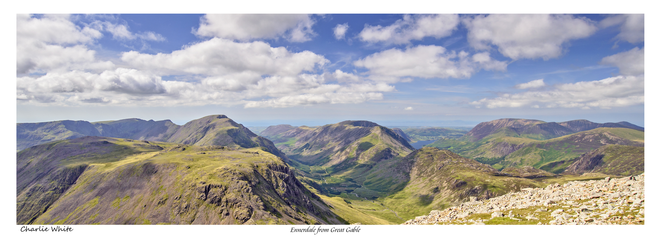 Ennerdale from Great Gable Photograph - Craig Long Gallery
