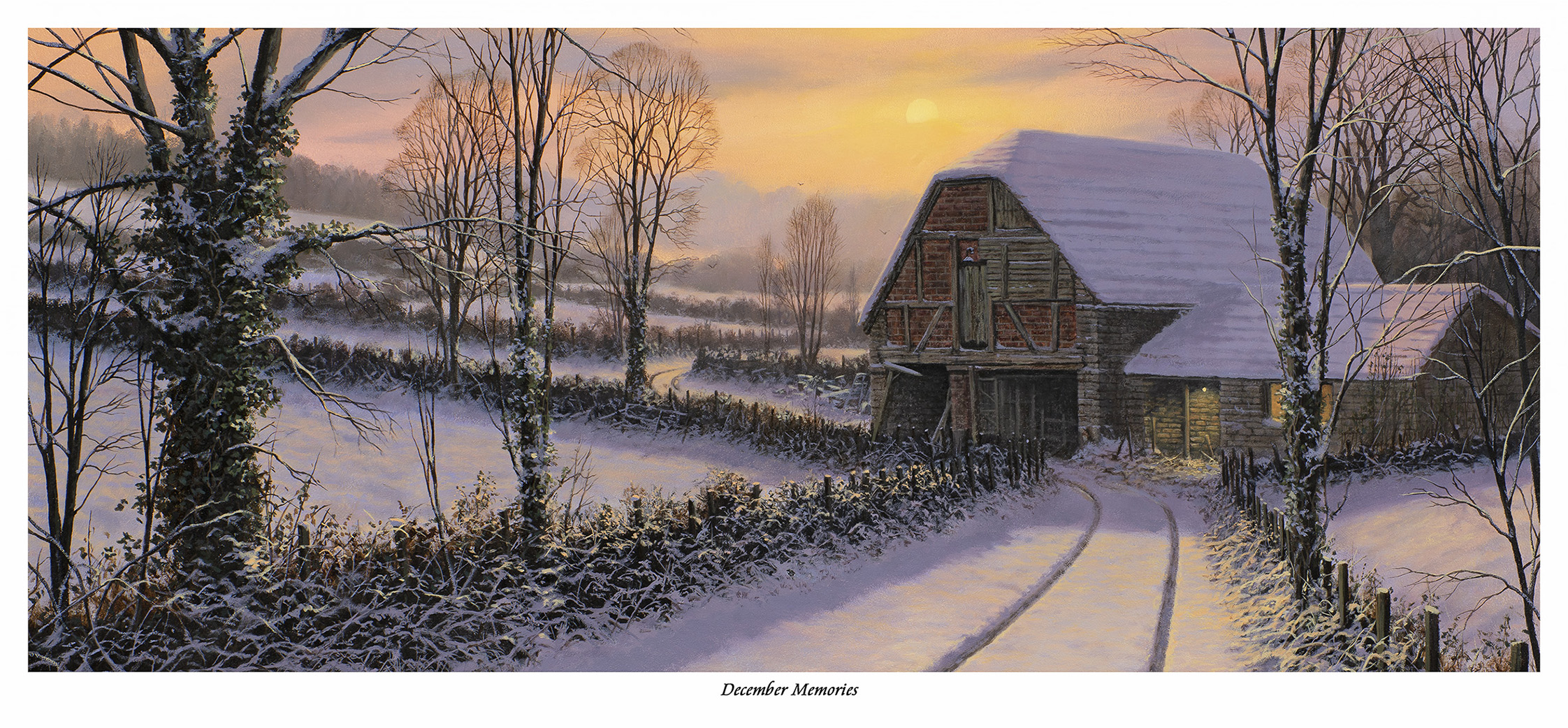 December Memories Snow Scene Picture by Craig Long