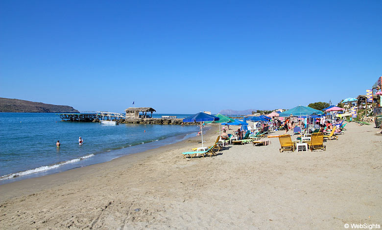 Agia Marina - beautiful beach and resort | Crete Beaches