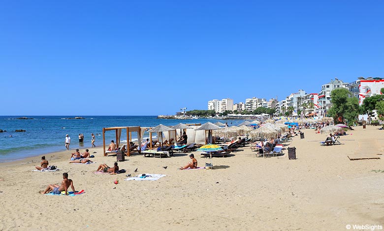 Chania beach - lovely town beach | Crete Beaches