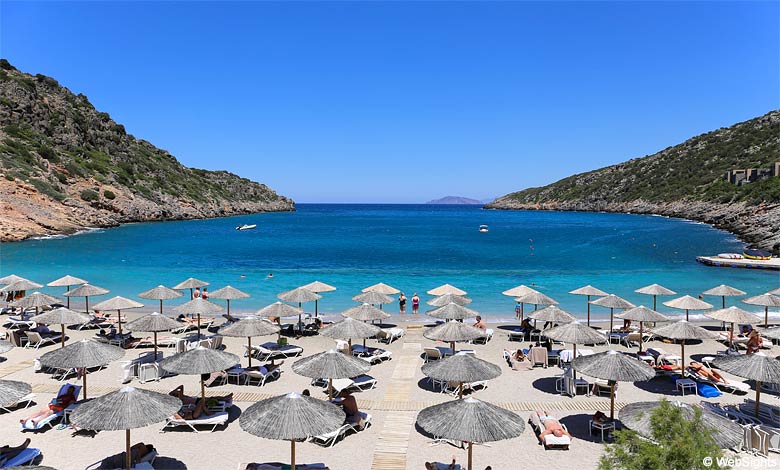 Vathi beach - luxury hotel Daios Cove | Crete Beaches