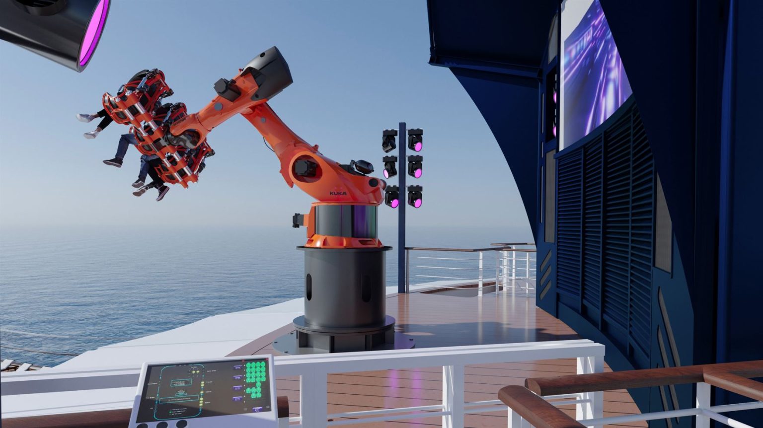 MSC Seascape to feature the first robotic arm thrill ride at sea – CruiseToTravel