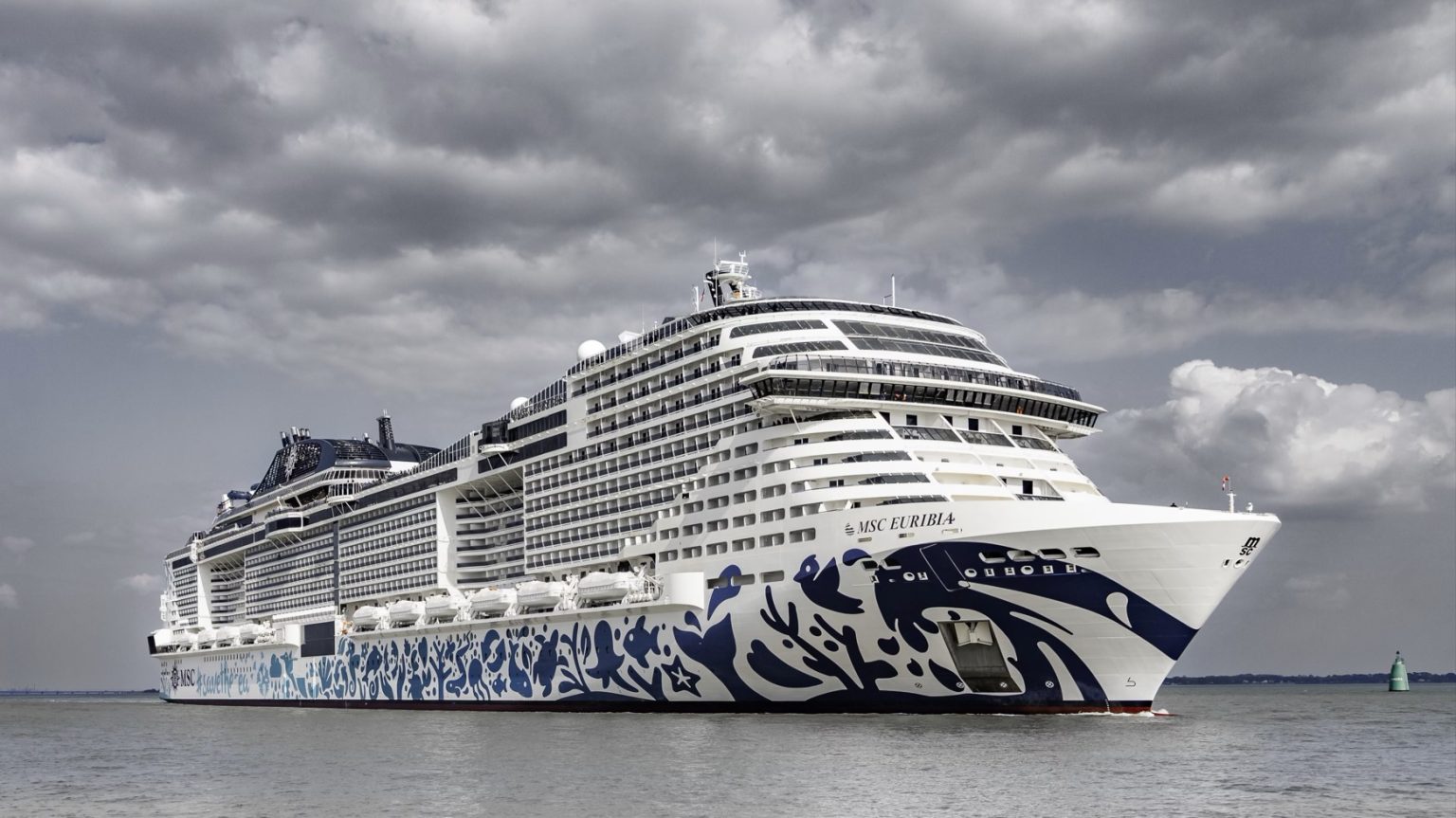 First pictures from MSC Euribia at sea – CruiseToTravel