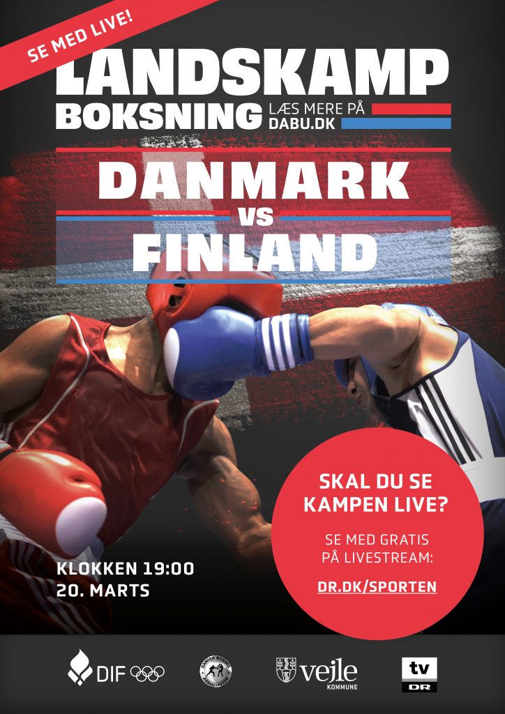 Landskamp - DANMARK vs FINLAND - DaBU