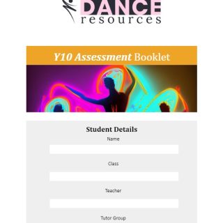 GCSE Dance - Assessment Booklets and Long Term Plan - Dance Resources ...