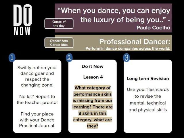 GCSE Dance - Introduction to Performance Skills and Technique - Dance ...