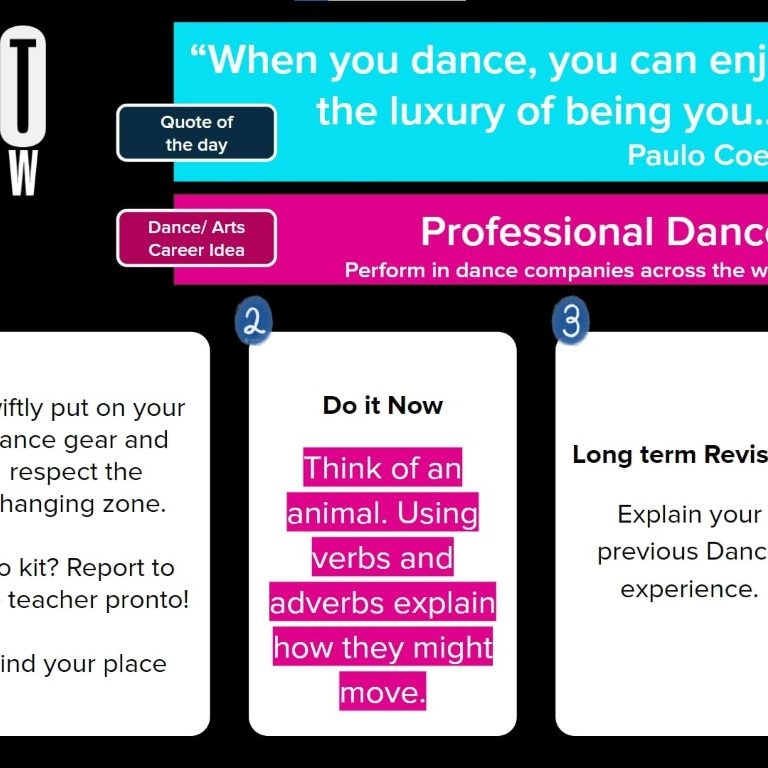 KS3 Dance - Lion King - Introduction to Actions & Dynamics - Sample ...