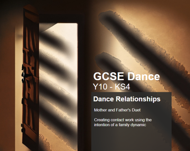 GCSE Dance - Shadows Anthology Work and Choreography Skills - Dance ...