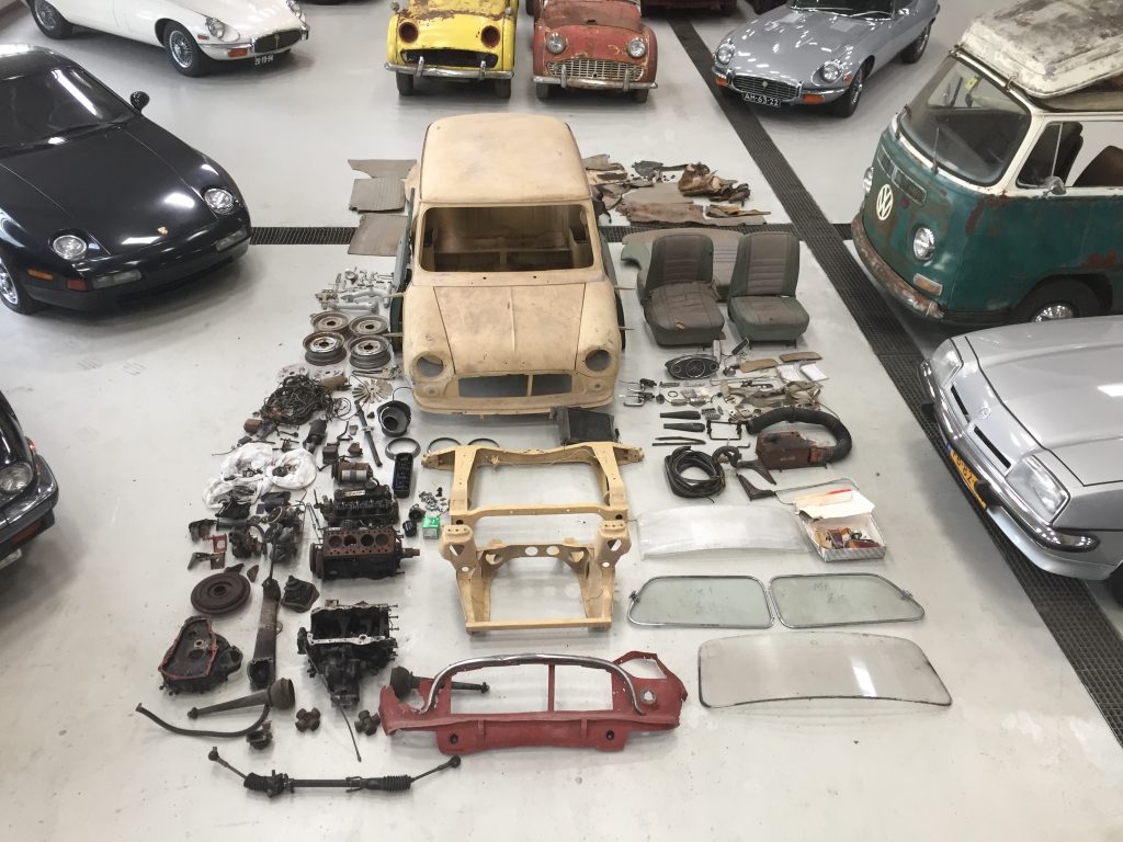 MG MGA chassis frame restoration - Dandy Classics