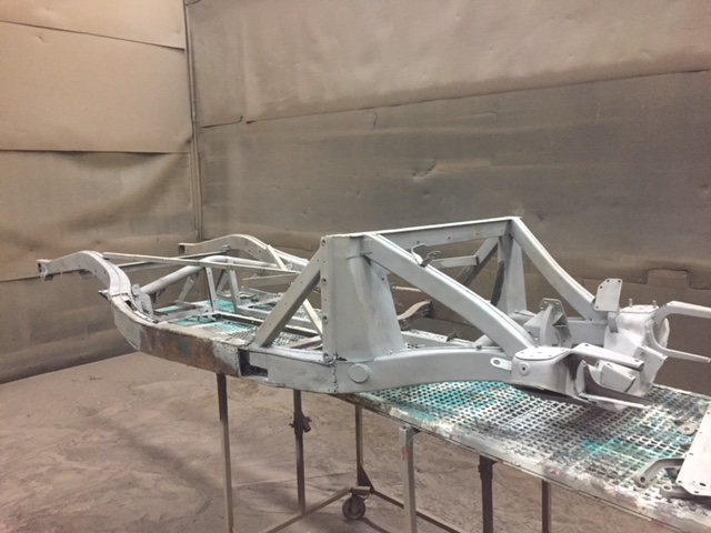 MG MGA chassis frame restoration - Dandy Classics