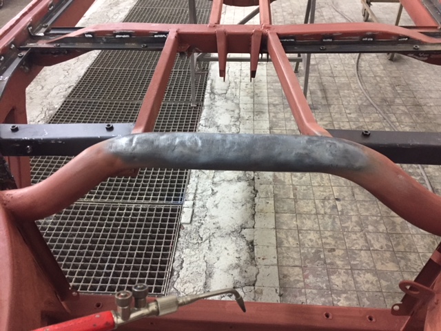 MG MGA chassis frame restoration - Dandy Classics