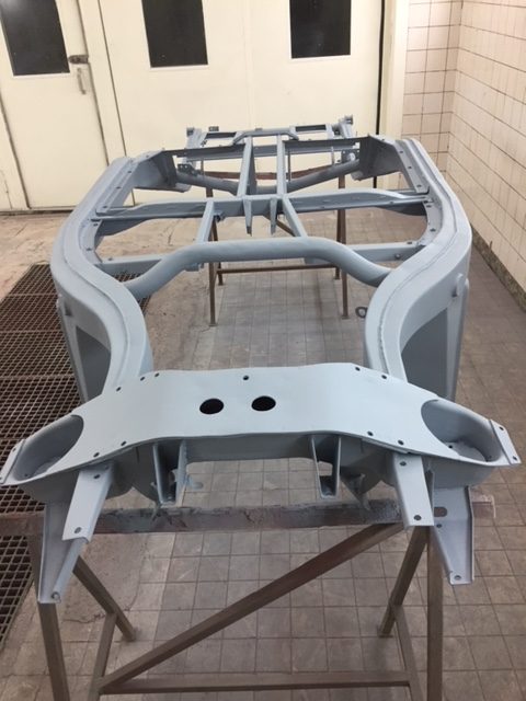 MG MGA chassis frame restoration - Dandy Classics