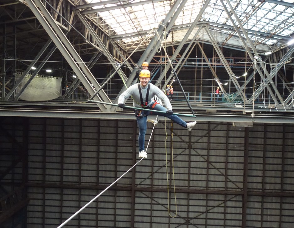 High-Roping i B&W hallerne | Prøv verdens højeste high-Roping bane
