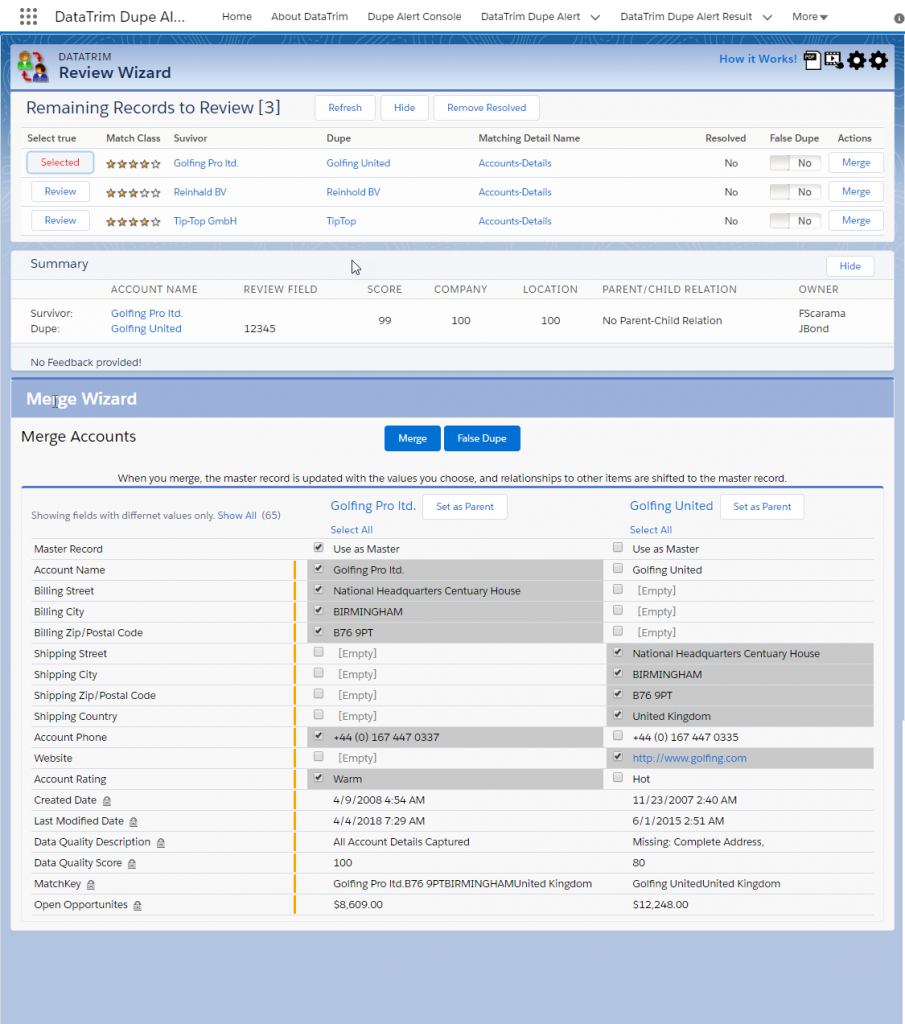 Best In Class Datatrim Merge Wizard Datatrim Your Data Laundry