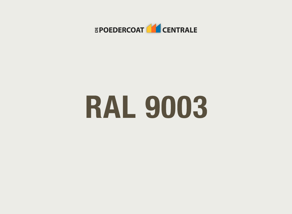 RAL wit- en zwarttinten - De Poedercoat Centrale Gorinchem