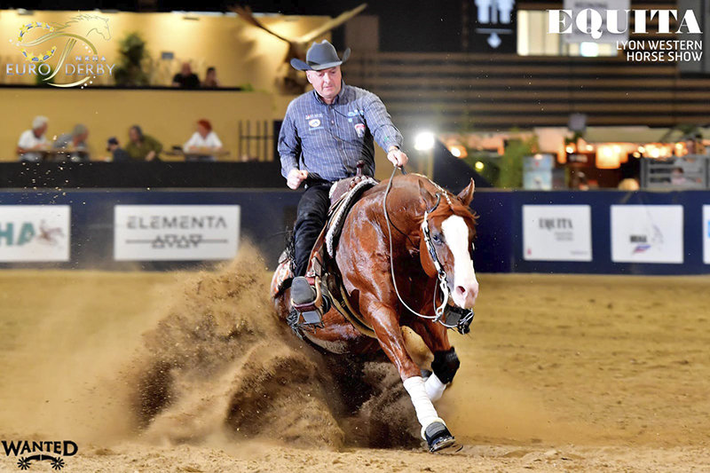 World Reining Championship Open Senior Riders competition - De Quarter ...
