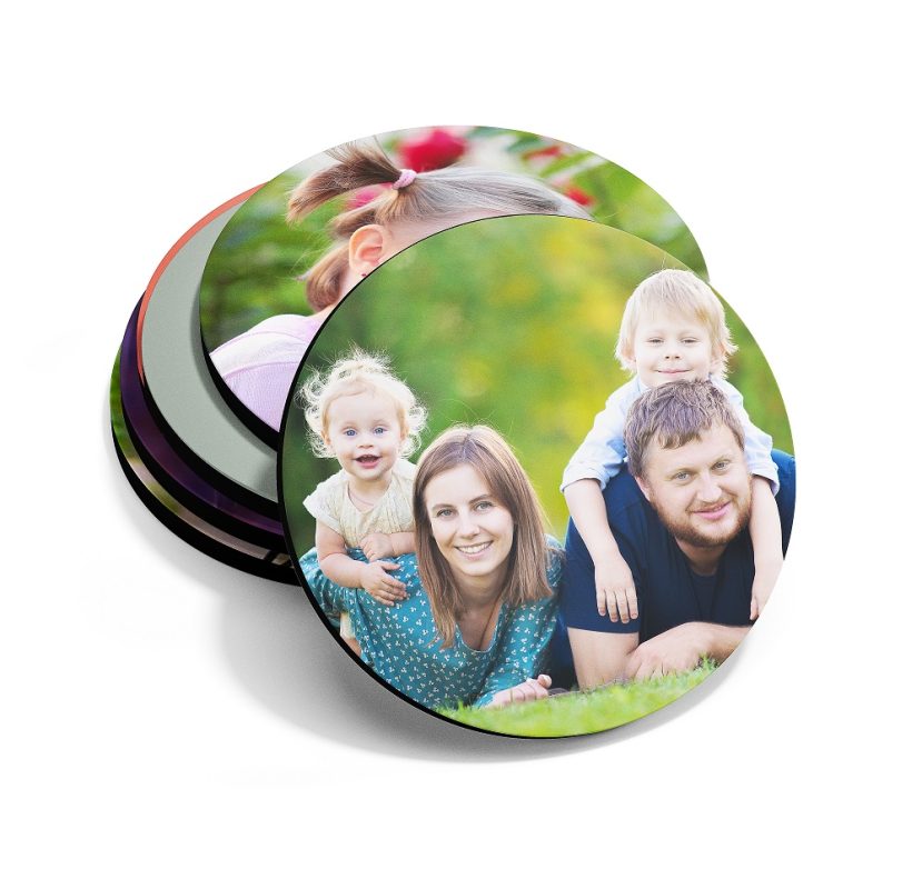 Designa glasunderlägg med tryck - designasjalv.se