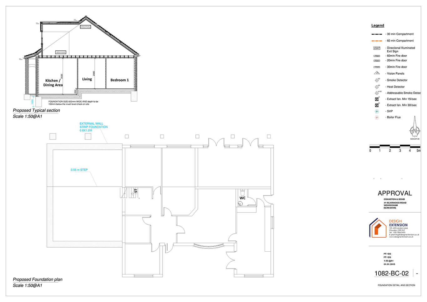 Building Regulation & Control Drawings for Extension London - Design ...