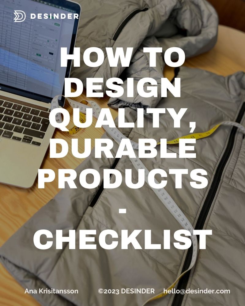 How To Design Quality, Durable Products - Checklist - Desinder ... How To Design Quality, Durable Products - Checklist - Desinder ...