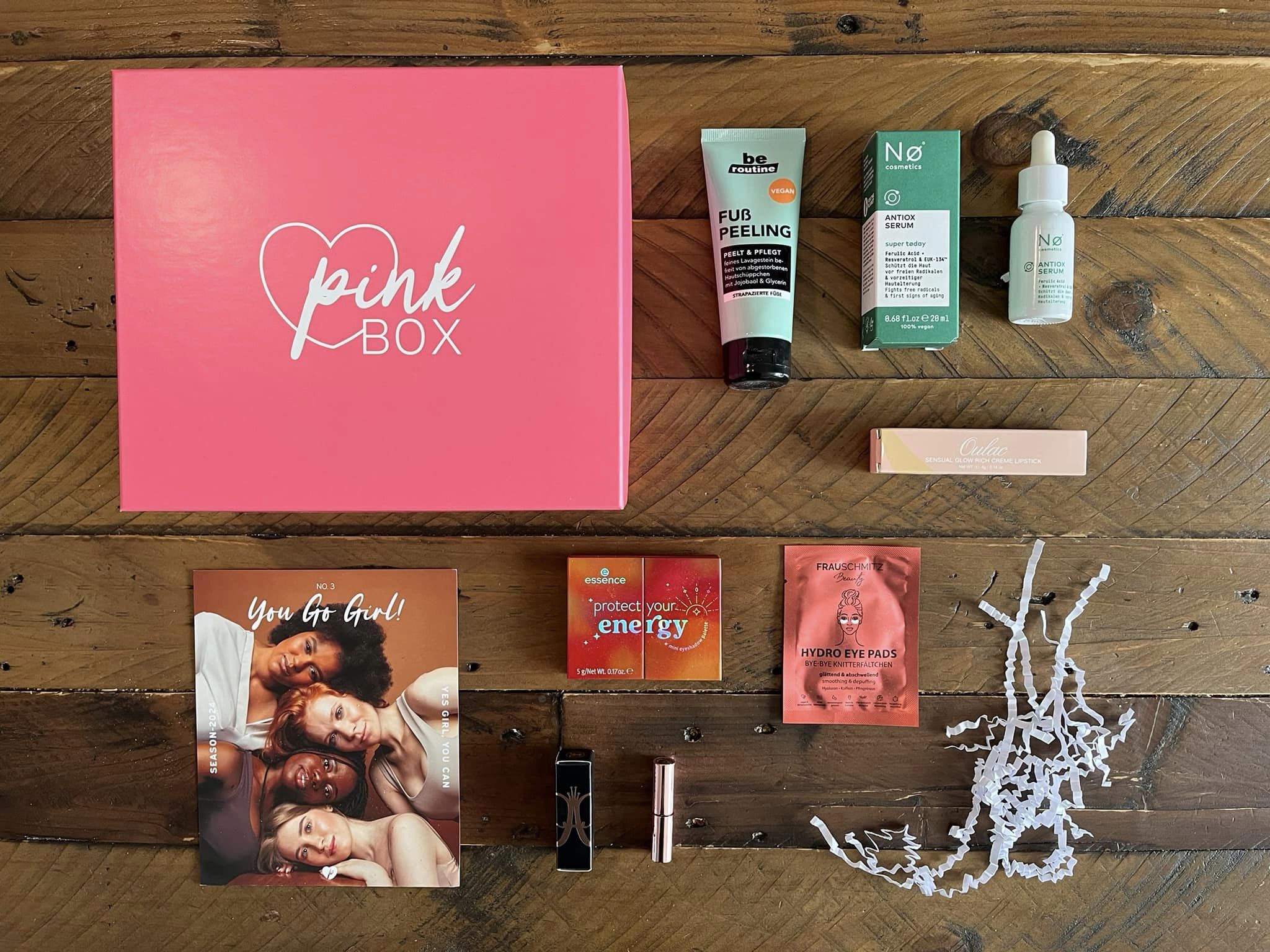 Die Pink Box im März "You Go Girl" - DieWarentester.de